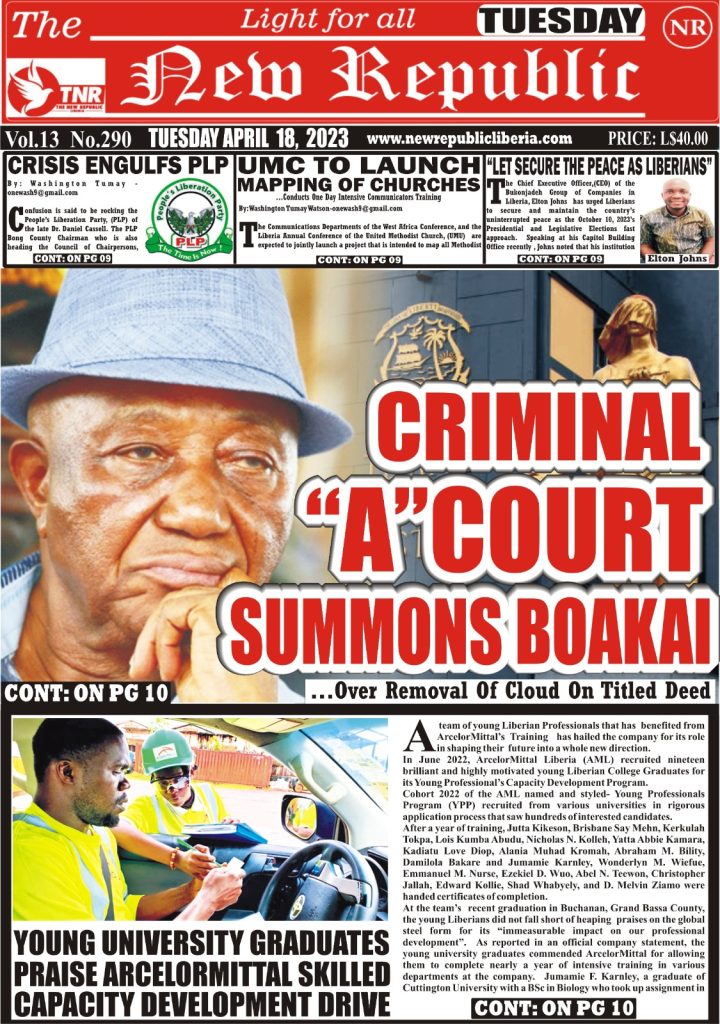 - The New Republic Liberia