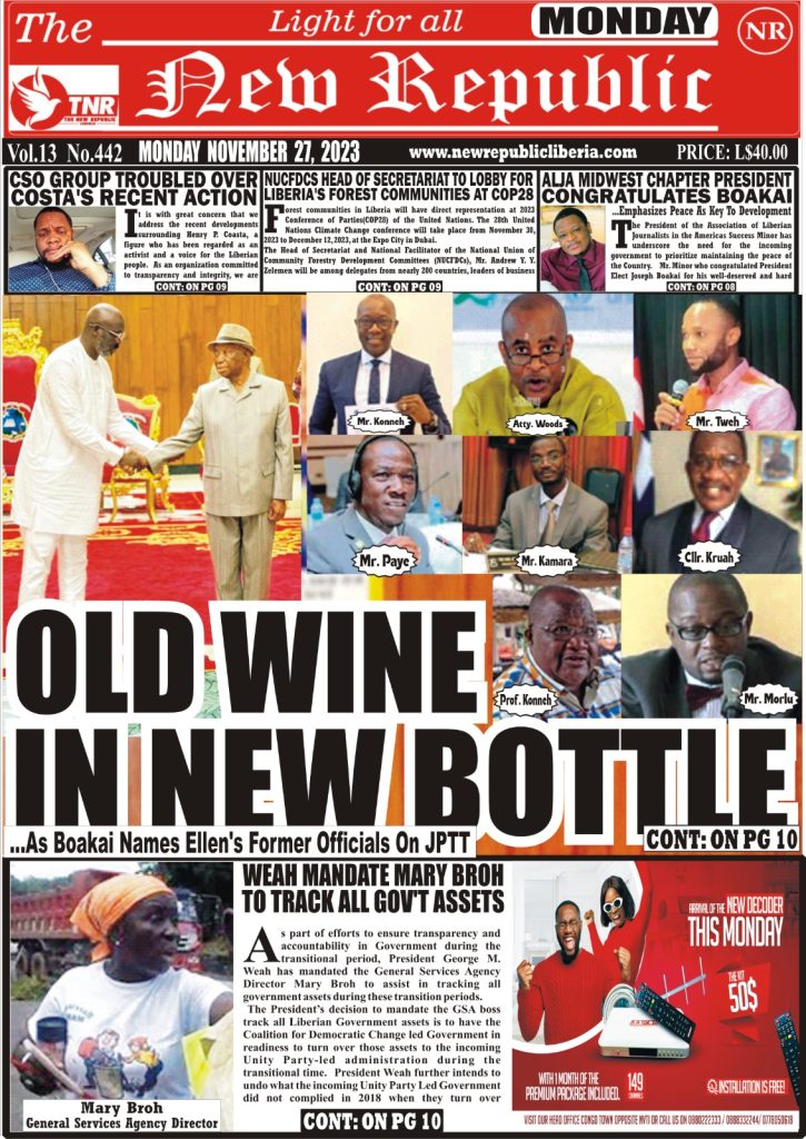 - The New Republic Liberia