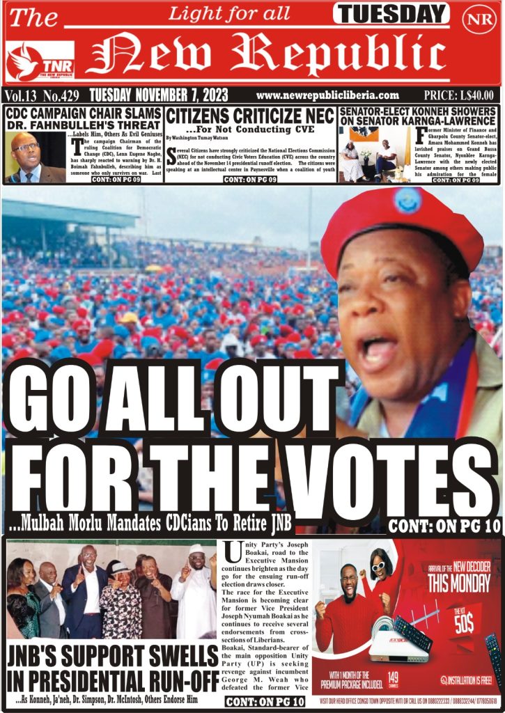 - The New Republic Liberia