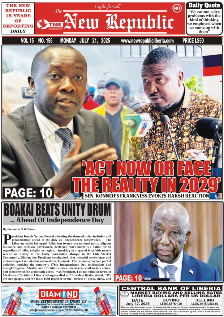 - The New Republic Liberia