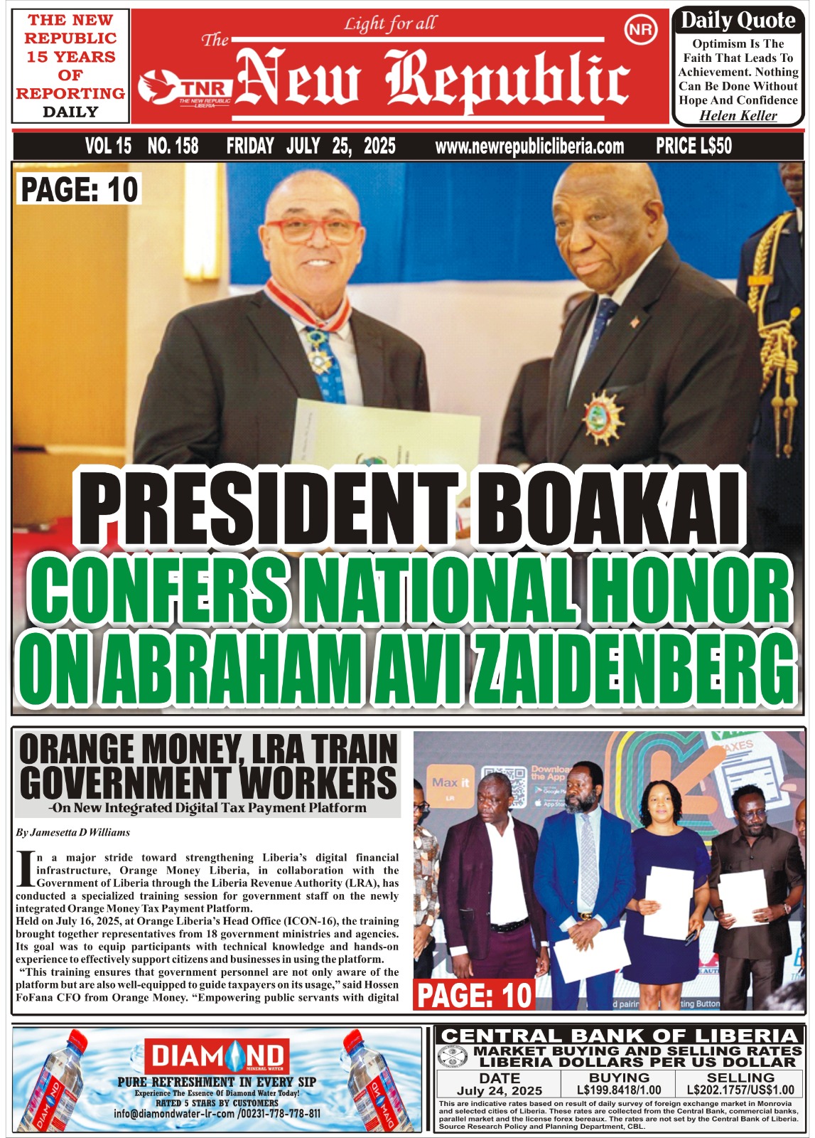 LISCR: - The New Republic Liberia