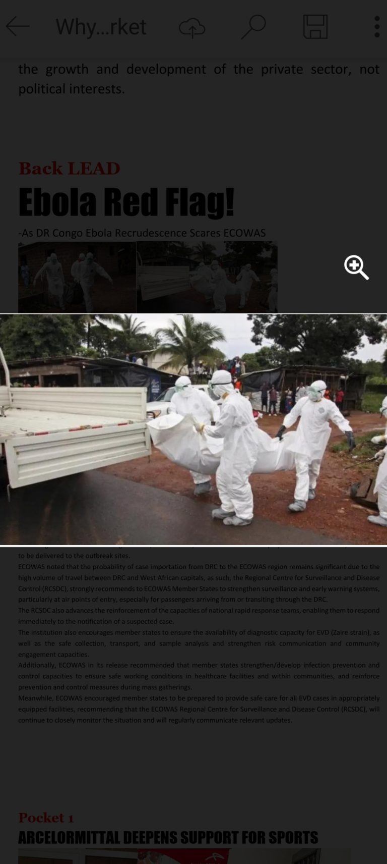 Ebola Red Flag! - The New Republic Liberia